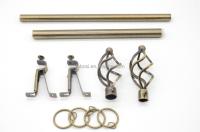 China Fashionable Double Curtain Rod Set Accessories for sale