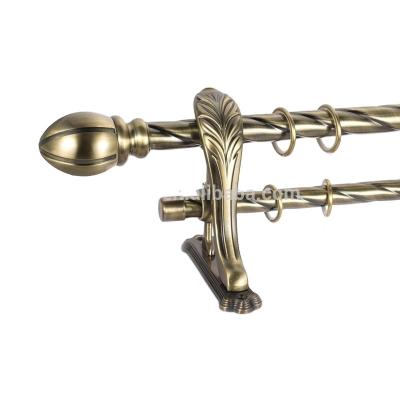China New Design Curtain Rods and Rails Double Curtain Rods and Rails for sale