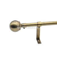 China Fashion High Quality Corner Window Curtain Rod/ Round Curtain Finials for sale