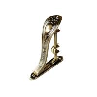 China Home Decor Single Adjustable Curtain Rod Bracket for Corner Curtain Rod for sale