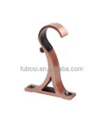 China Decorative Curtain Bracket/ Metal Curtain Rod Wall Brackets for sale