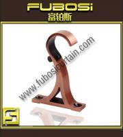 China Decorative Curtain Bracket/ Metal Curtain Rod Wall Brackets for sale