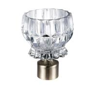 China Fashion Crystal Glass Finials for Curtain Rod for sale