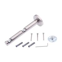 China Home Decor Double Curtain Rail Bracket Curtain Rod Parts for sale