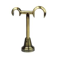 China New Design Double Metal Curtain Rod Bracket Wholesale for sale