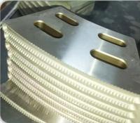 China Carton Machinery Production Line Crusher Blades High Wear Resistance for sale