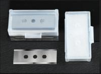 China Durability 3 Hole Industrial Blades Tungsten Steel Smooth Cutting  Leather Paper for sale