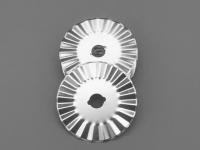 China Cutting Slicing Trimming Round Wavy Coulter Blades High Carbon Steel for sale