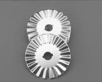 China Cutting Slicing Trimming Round Wavy Coulter Blades High Carbon Steel for sale