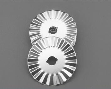 China Cutting Slicing Trimming Round Wavy Coulter Blades High Carbon Steel for sale