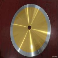 China Industrial Titanium Plated Carbide Slitter Blades Tungsten Steel High Speed Steel for sale