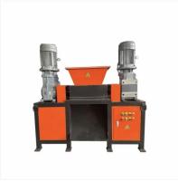 China Compact Industrial Shredder Machine Dual Shaft For Shredding Waste Woven Bags And Scrap Textiles for sale
