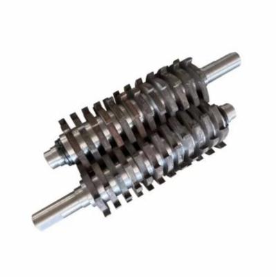 China Versatile Industrial Shredder Blades Hexagonal Round And Custom Shaped Shafts for sale
