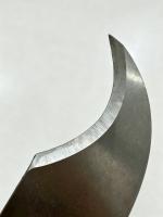 China High Wear-Resistant Curved Industrial Chopper Irregular Blade, Sharp & Durable Hook-Style Cutting Knife for sale