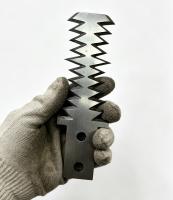 China Custom Serrated Long Blade, High Wear Resistant & High Precision Industrial Cutting Blade for sale