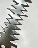 China Custom Serrated Long Blade, High Wear Resistant & High Precision Industrial Cutting Blade for sale