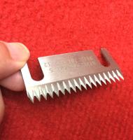 China Custom Toothed Long Industrial Blade, High Wear Resistant Sharp Serrated Blade for Packaging Paper Plastic Film Cutting for sale