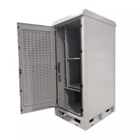 China 42U Outdoor Electric Weatherproof Data Cabinet With Cooling IP55 IP65 for sale