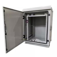 China Galvanized Steel Wall Mount Outdoor Telecom Cabinets 6U 9U 12U for sale