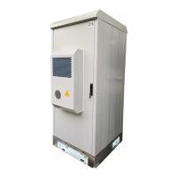 China Outdoor Telecom Equipment Weatherproof Data Cabinets 18U 22U 32U for sale