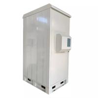 China Double Door 24U Outdoor Telecom Enclosures IP55 Anti Theft for sale