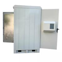 China Double Door 24U Outdoor Telecom Enclosures IP55 Anti Theft for sale