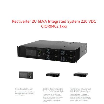 China 2u 6kva Rectiverter Eltek Integrated System Single Line For 220vdc  241123.102 241123.100 for sale