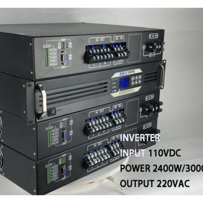 China New Smart Inverter 110Vdc To  220Vac  Inverter Pure Sine Wave  Rack Mount 3KVA inverter module for sale