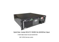 China Rack Mount Pure Sine Ware Hybrid Solar Inverter 5KW PV 150/500Vdc 220/230Vac Output Wifi GPRS  For BTS for sale