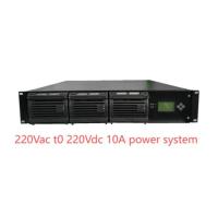 China 19 Inch Modular Rectifier System 220Vac To 220Vdc 10A Embedded DC Power System for sale