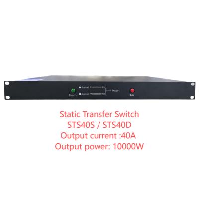 China STS Dual Power Static Transfer Switch With A Supply Capacity Of 6KVA Features Dual AC Circuits Enables Automatic Uninterrupted Power Switching for sale
