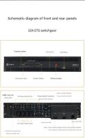 China STS 32AUF-LTS32-1P Automatic Switching Power Supply Single Phase Dual Input Static for sale