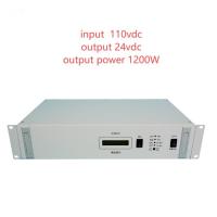 China 19 Inch Rackmount RCT2000D Series Isolated DC DC Converters  Input 110vdc Output 24vdc 1200W D50-10-14 for sale