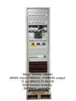 China CE+T 36KVA AC DC inverter Cabinet BRAVO 25 48/2303PH 36KVA 24KVA 12KVA System cabinet for sale
