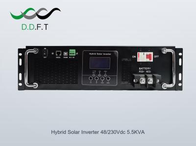 China 48V 5.5KW Hybrid Solar Inverter with 100A MPPT and LiFePO4 Compatibility for Smart Energy Systems for sale