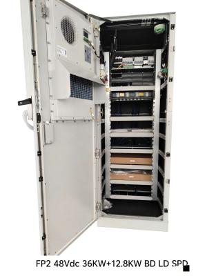 China 48Vdc 36+12.8KW Solar-Hybrid Power Cabinet with Type 4 Enclosure and Flatpack2 Modules for sale