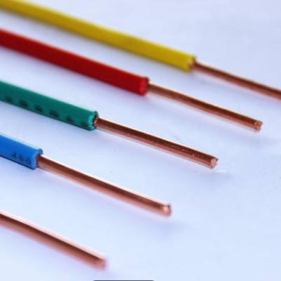 China PVC Insulated Single Core Copper Wire, Solid & Stranded Conductor, 1mm² 1.5mm² 2.5mm² Electrical Building Wiring Cable for House Construction for sale