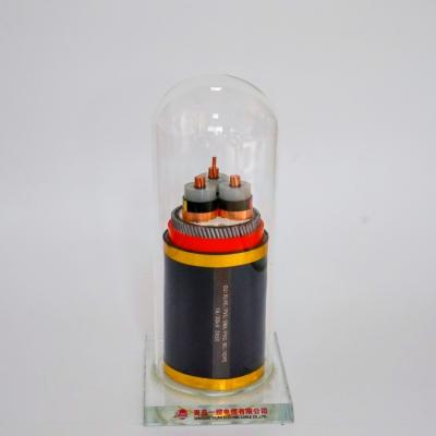 China Medium Voltage Steel Wire Armoured Cable 33KV 3x95 SQMM Stranded Bare Copper for sale