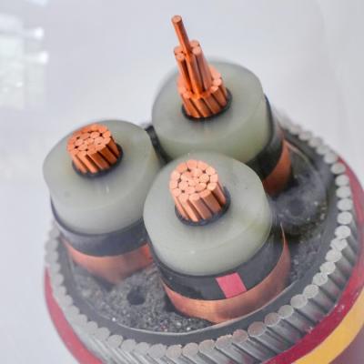 China Mv Swa Electrical Armoured Cable 2.5mm2 - 500mm2 Kema Certified Up To 35kv for sale