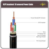 China LV Steel Wire Armoured Electrical Cable PVC Sheathed Simple Structure Light Weight for sale