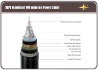 China Medium Voltage Armoured Electrical Cable , Aluminium Wire Armoured Cable for sale