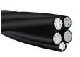 China 1 KV PE Insulated Aerial Bunch Cable 5 Cores With Neutral Conductor IEC 60502 for sale
