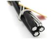 China PVC Insulated aerial electrical cable with 0.6/1 KV AAC Conductors , Triplex Service Drop Cable for sale