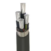 China Armored Electrical Cable 33KV 3 Core 185mm2  AL / XLPE / PVC Ink Printing for sale