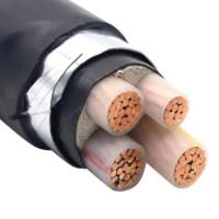 China 4 Core Galvanized Steel 1×25mm2 Armored Copper Cable for sale