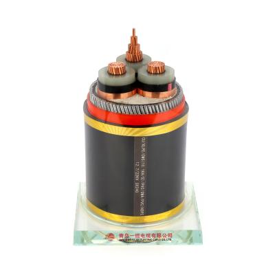 China Green Jacket Color XLPE Insulated Cable Cross Section Area 1.5-800 Sqmm Free Sample Provided For Safe Power Transmission for sale
