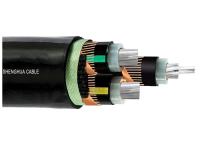 China Medium Voltage 26/35kV AL/XLPE/CTS/PVC with stranded Aluminum Conductor Rigid Signle Core or Three Core for sale
