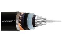 China 8.7/15kV medium voltage XLPE Insulated  Power cable copper wire screen conductor for sale