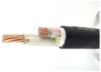 China Rigid XLPE Insulated 120 Sq MM Cable Black Outer Sheath Color YAXV-R for sale