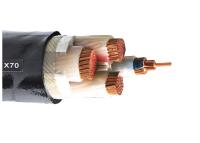 China Polypropylene Filler XLPE Insulated Power Cable with Compact stranded copper conductor for sale
